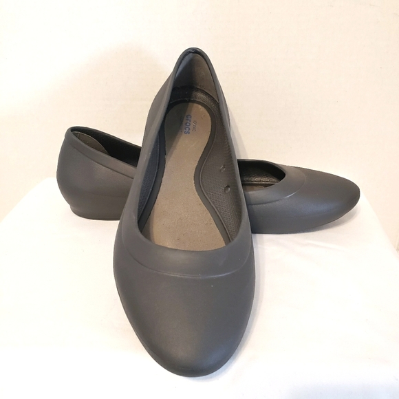CROCS | Shoes | Crocs Iconic Womens Size 9 Lina Flats Comfort Slip On ...